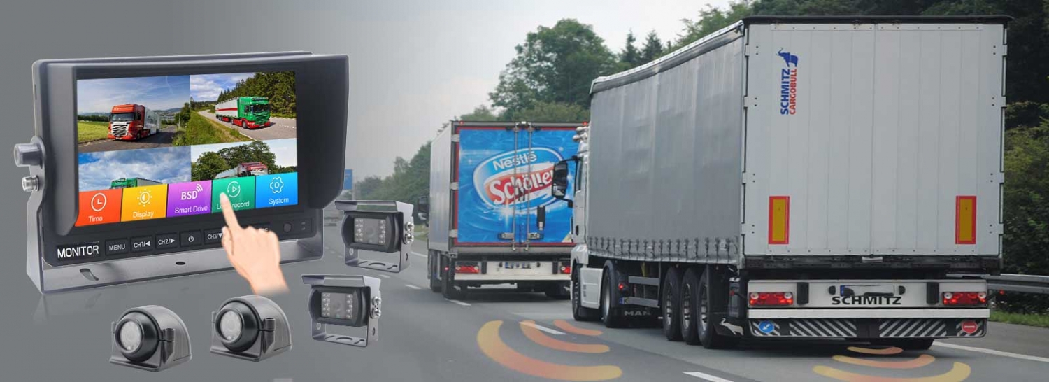 Truck HD Blind Spot Detection Camera Monitor System - Aotop