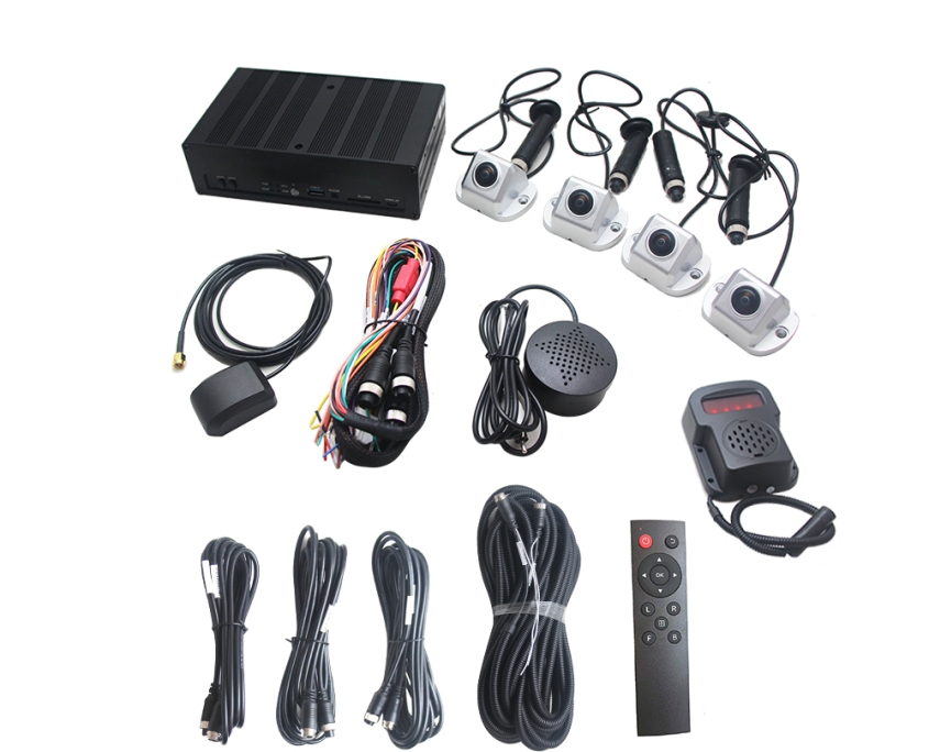360 Surround View Camera System Support 4CH AI Pedestrian & Vehicle ...